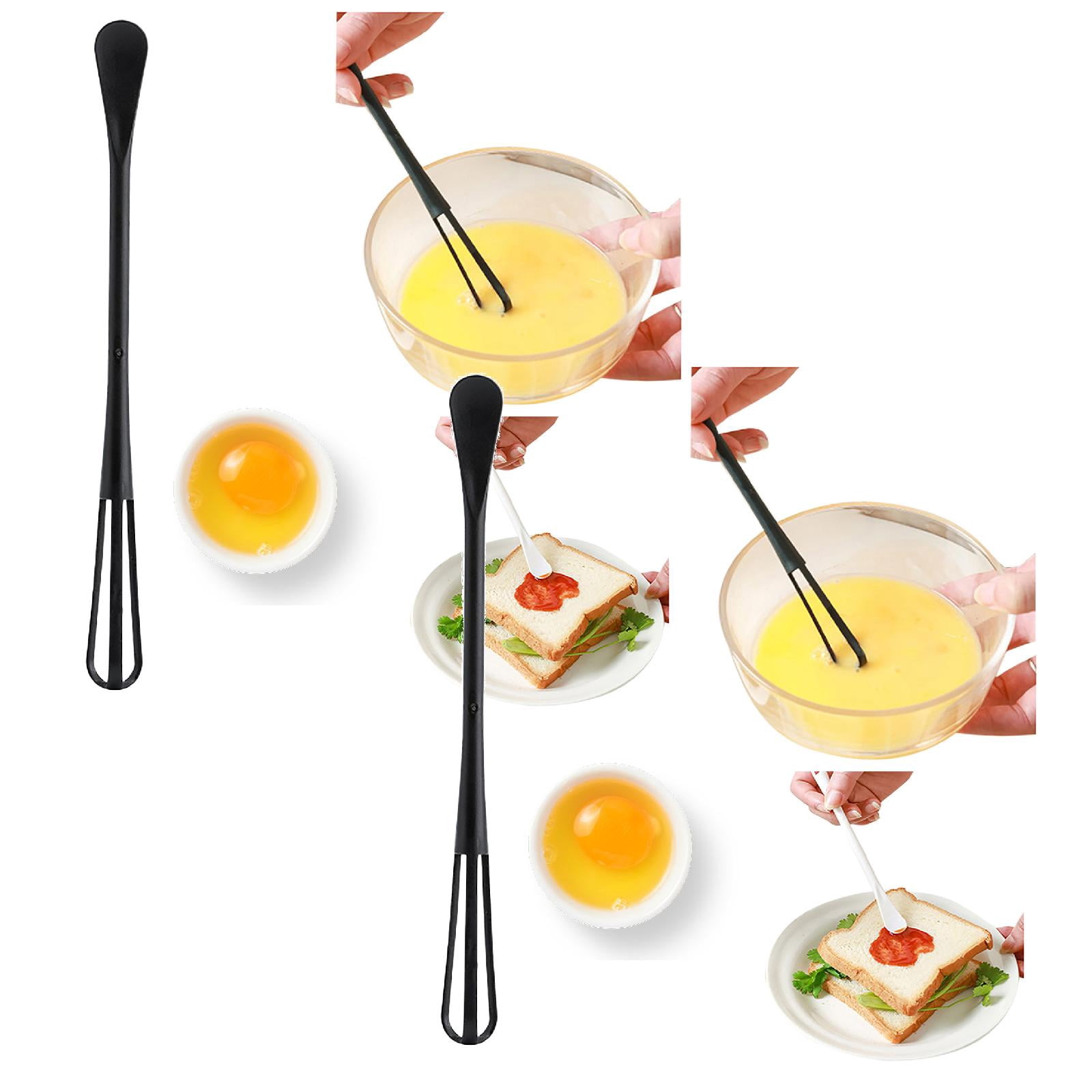 2 Pcs Mini Whisk and Spoon, 2 in 1 Multifunctional Mini Whisks ...