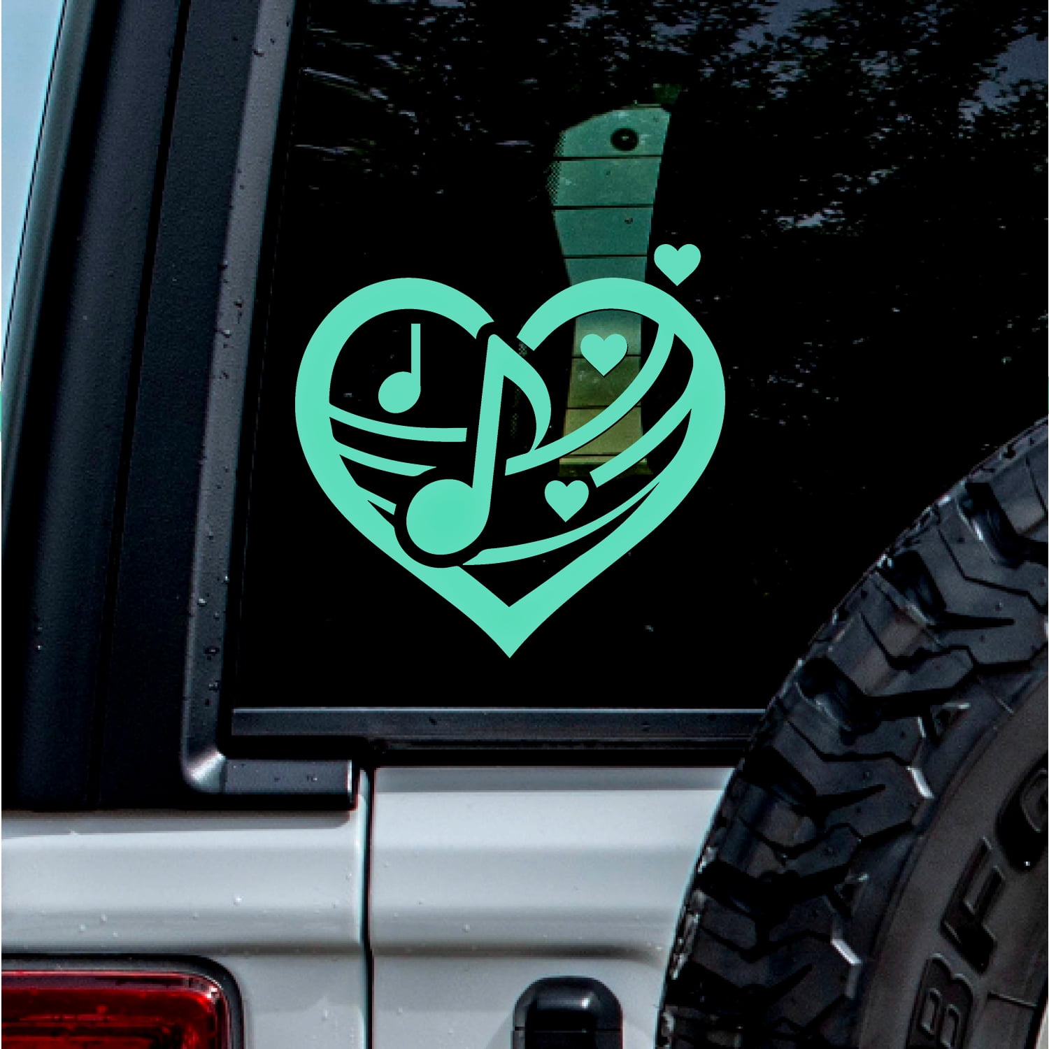 (2 Pcs, Mint, 0.8'' X 0.8'') Transparent Adhesive Decal Sticker Of ...