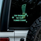 (2 Pcs, Mint, 14'' X 9'') Transparent Adhesive Decal Sticker Of Stay ...