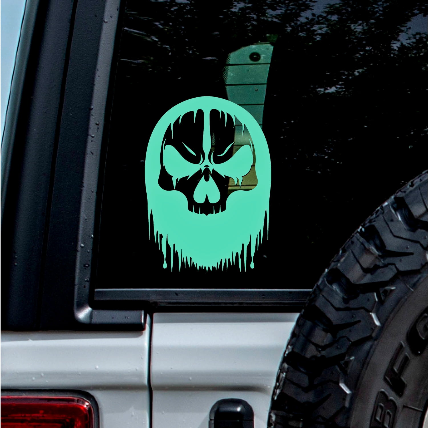 (2 Pcs, Mint, 2.8'' X 3.9'') Transparent Adhesive Decal Sticker Of ...