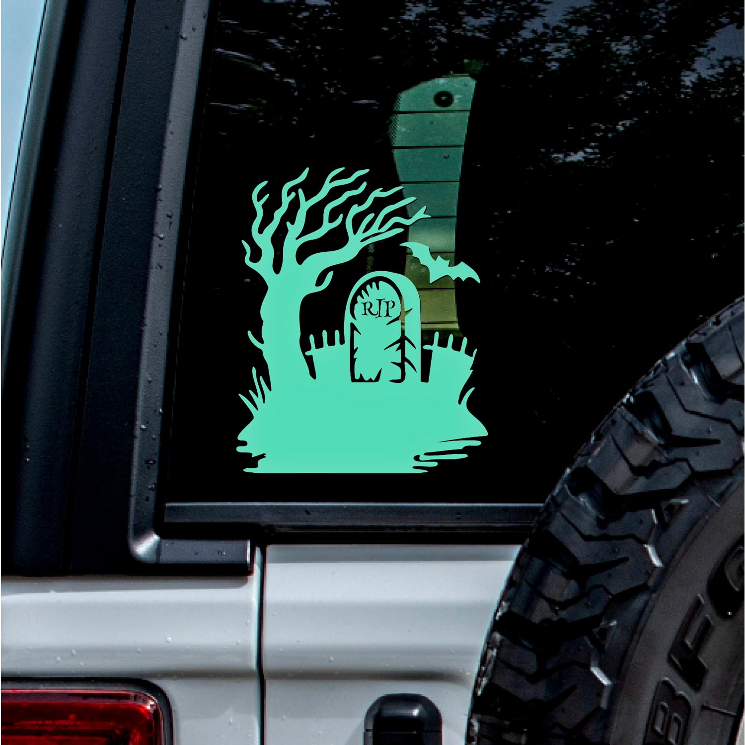(2 Pcs, Mint, 3.8'' X 4.6'') Transparent Adhesive Decal Sticker Of ...