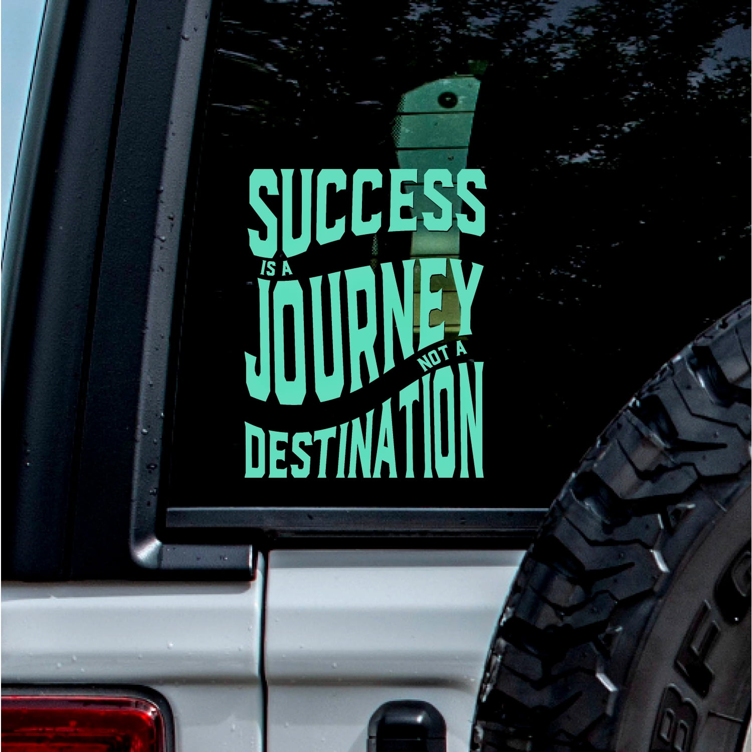 (2 Pcs, Mint, 5.6'' X 7.1'') Transparent Adhesive Decal Sticker Of ...