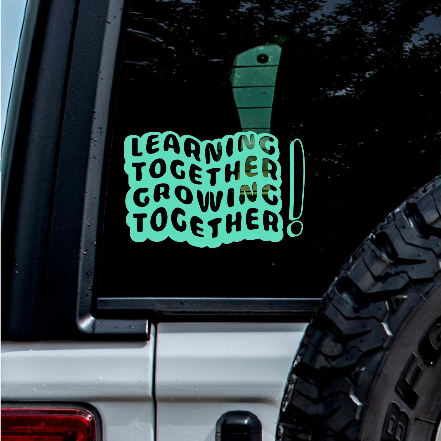 (2 Pcs, Mint, 8.3'' X 5.4'') Transparent Adhesive Decal Sticker Of ...