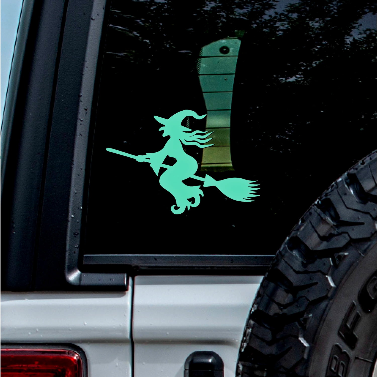 (2 Pcs, Mint, 8.3'' X 5.6'') Transparent Adhesive Decal Sticker Of ...