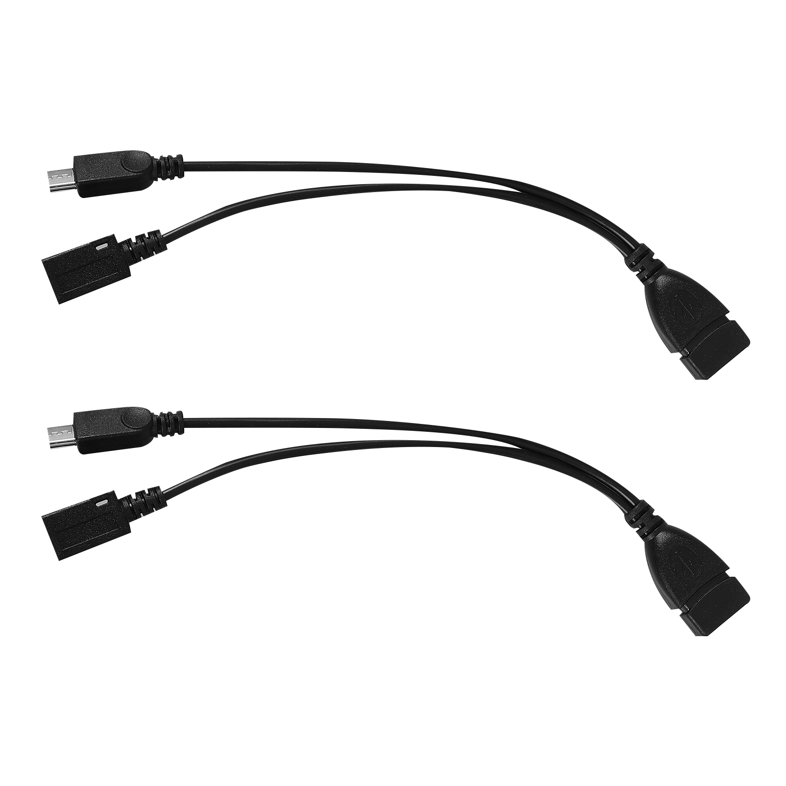 2 Pcs Mobile Phone Adapter Cable Charging Power Supply Multifunction ...