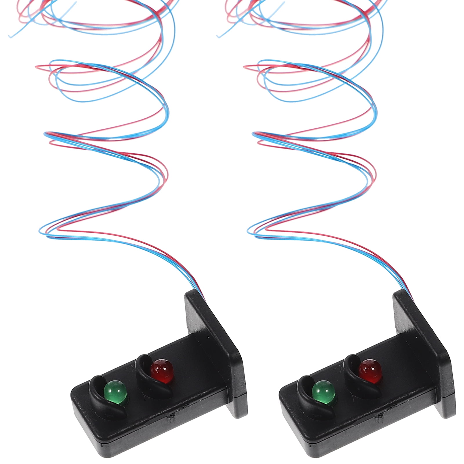 2 Pcs Model Train Lights Car Landscaping Lamp Decor Toys Landscape ...