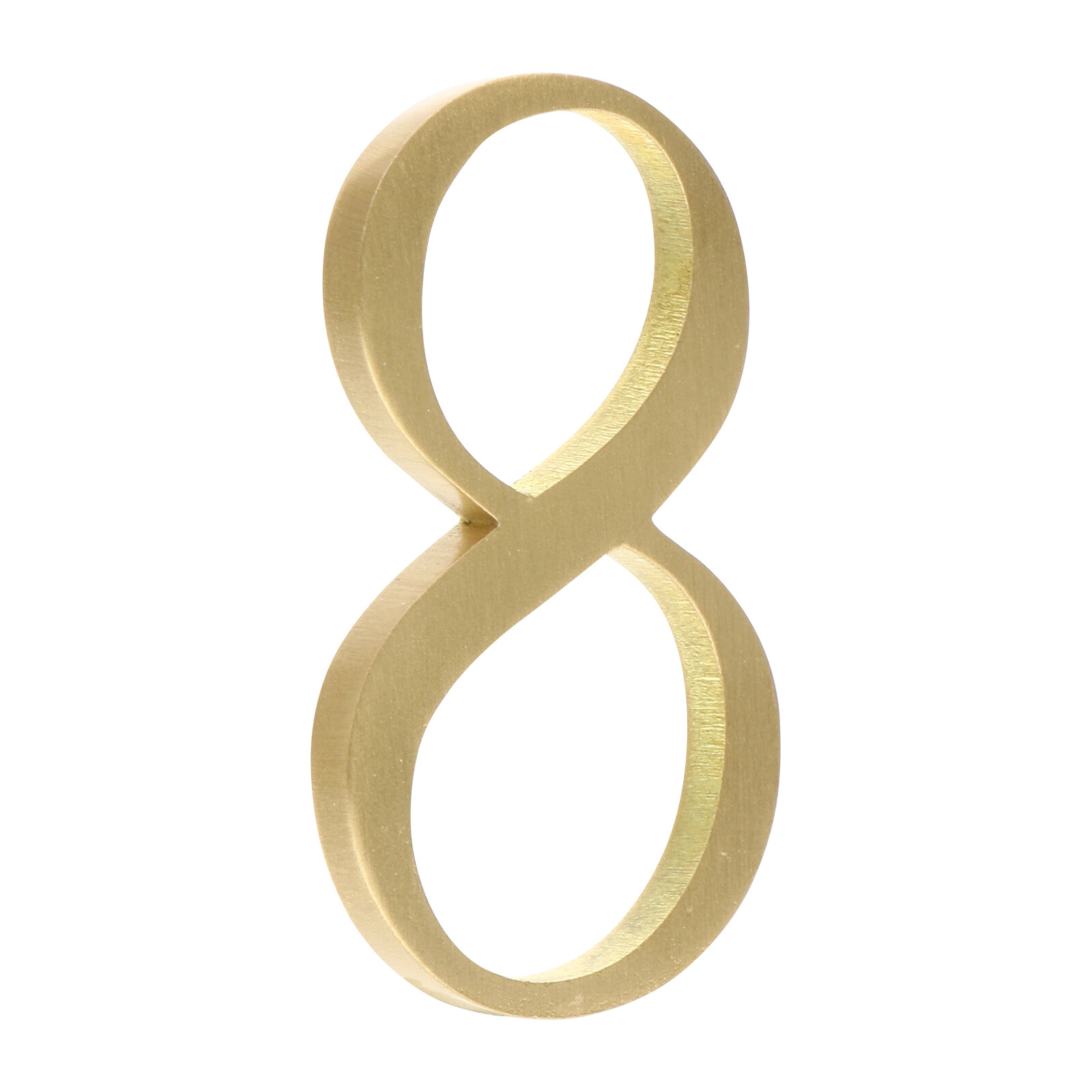 2 Pcs Modern House Numbers Home Sign Copper Plate Hallway Office ...