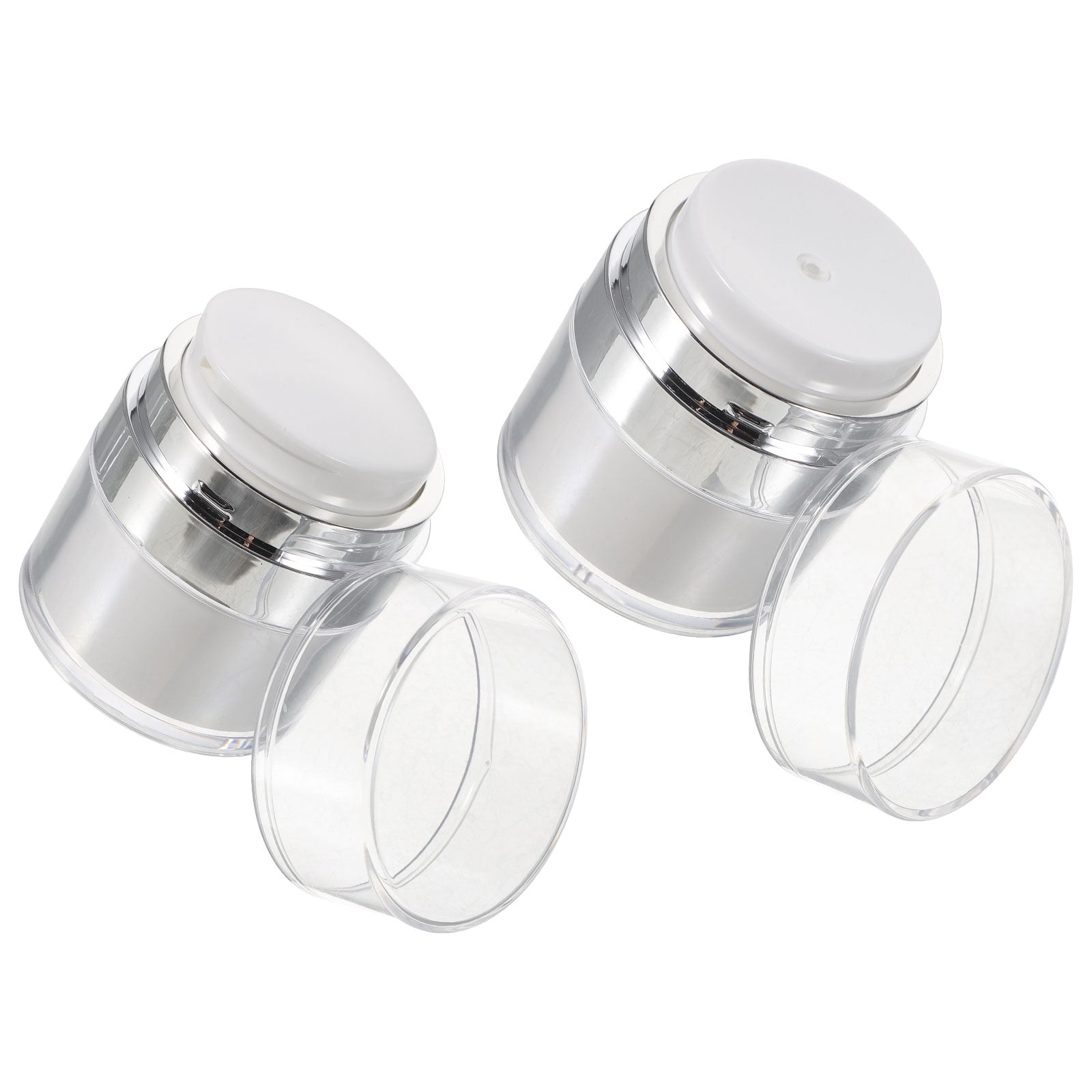2 Pcs Moisture Pump Dispenser Travel Containers for Creams Cosmetic ...