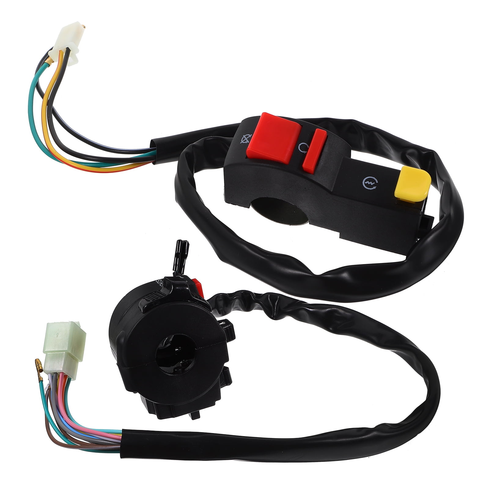 Motorcycle Combination Switch Handlebar Push Button for Light Signal ...