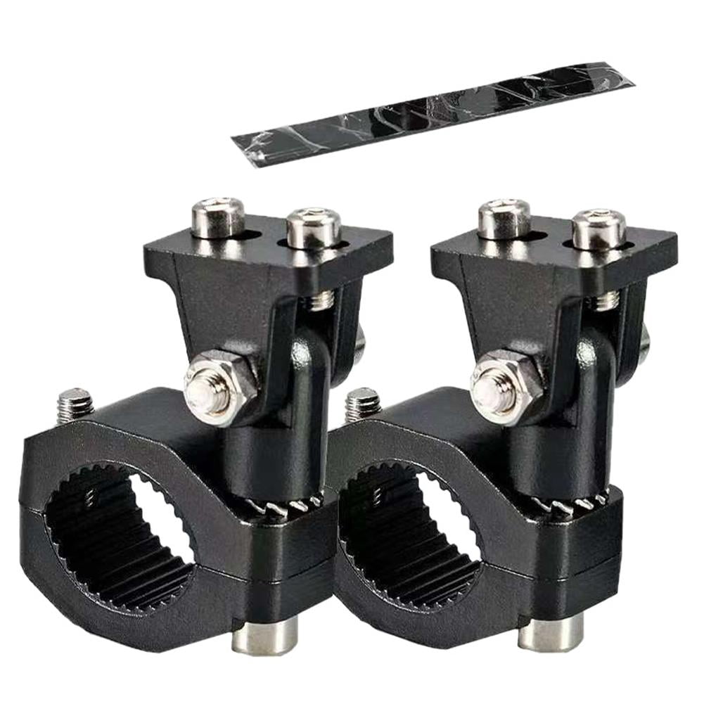 2 Pcs Motorcycle Spotlight Bracket, No Drill Universal Aluminum Alloy ...