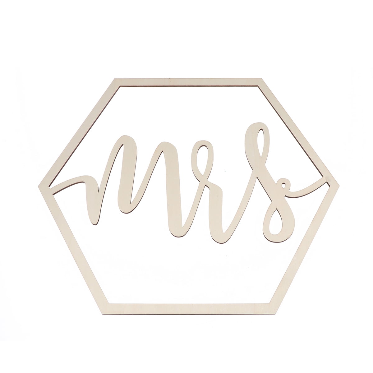 BESTOYARD Hexagonal Retro Wedding Decoration Photo Props 2Pcs 17 X 0.2 ...