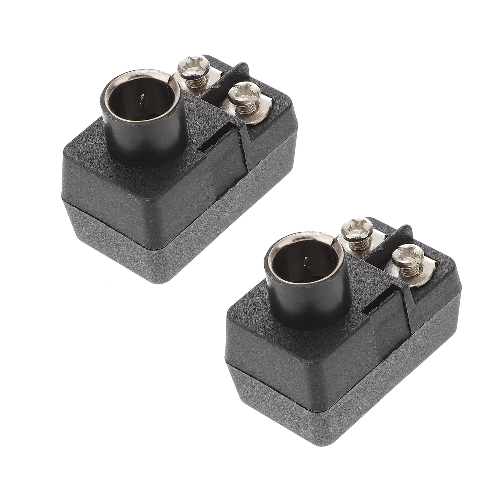 2 Pcs Multi Plug Outlet 75-300 Ohm Matching Adapter Sturdy Connector TV ...