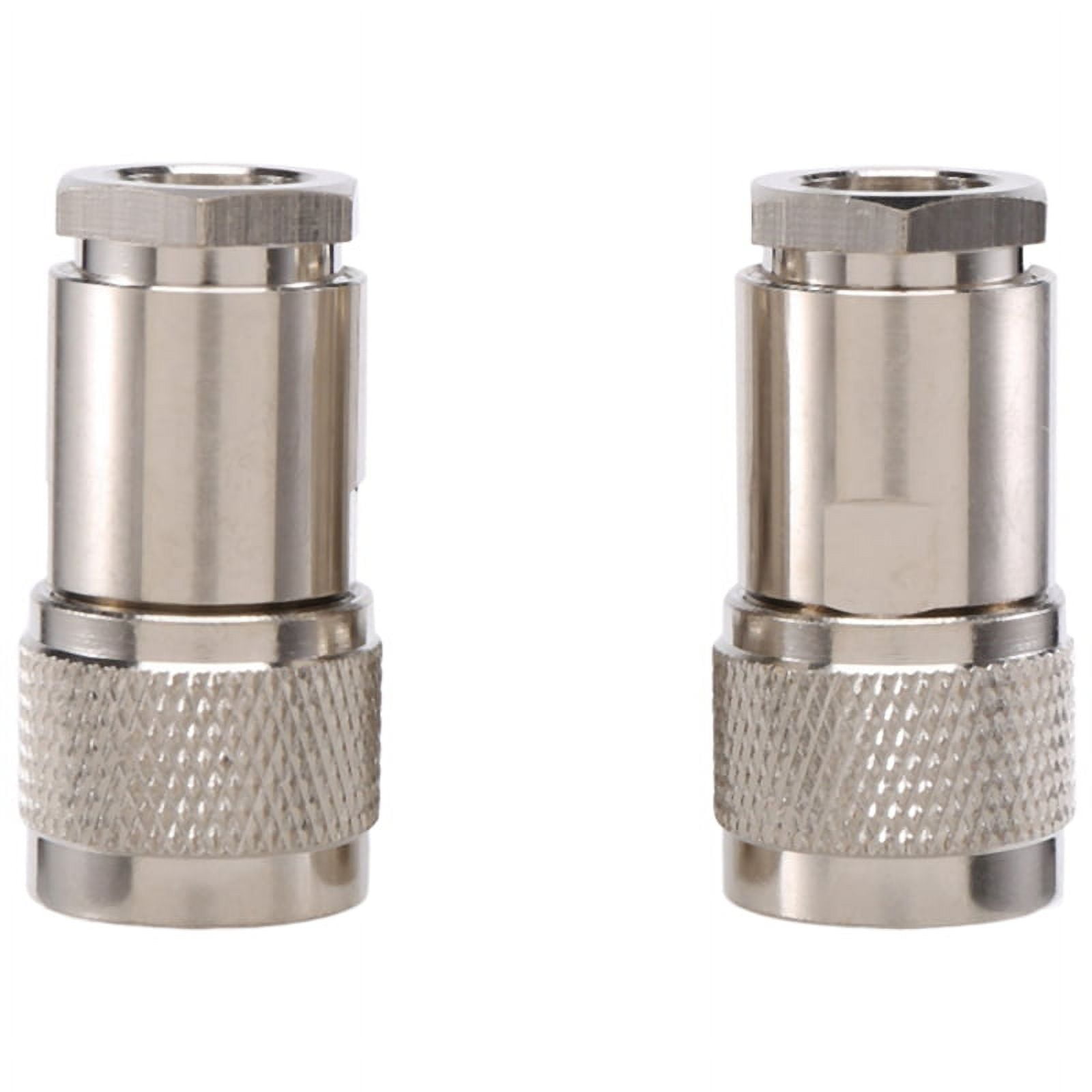 2 Pcs N Type Male Clamp RG8 LMR400 RG165 RG213 7D- RF Coaxial Connector - Walmart.com