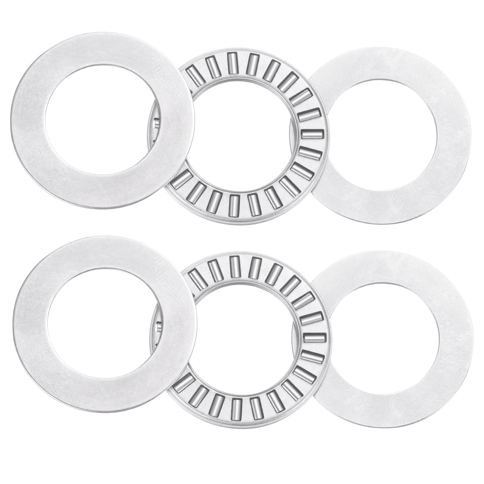 2 Pcs NTA1220 2TRA Thrust Needle Roller Bearings with Washers, 1.24" ID ...