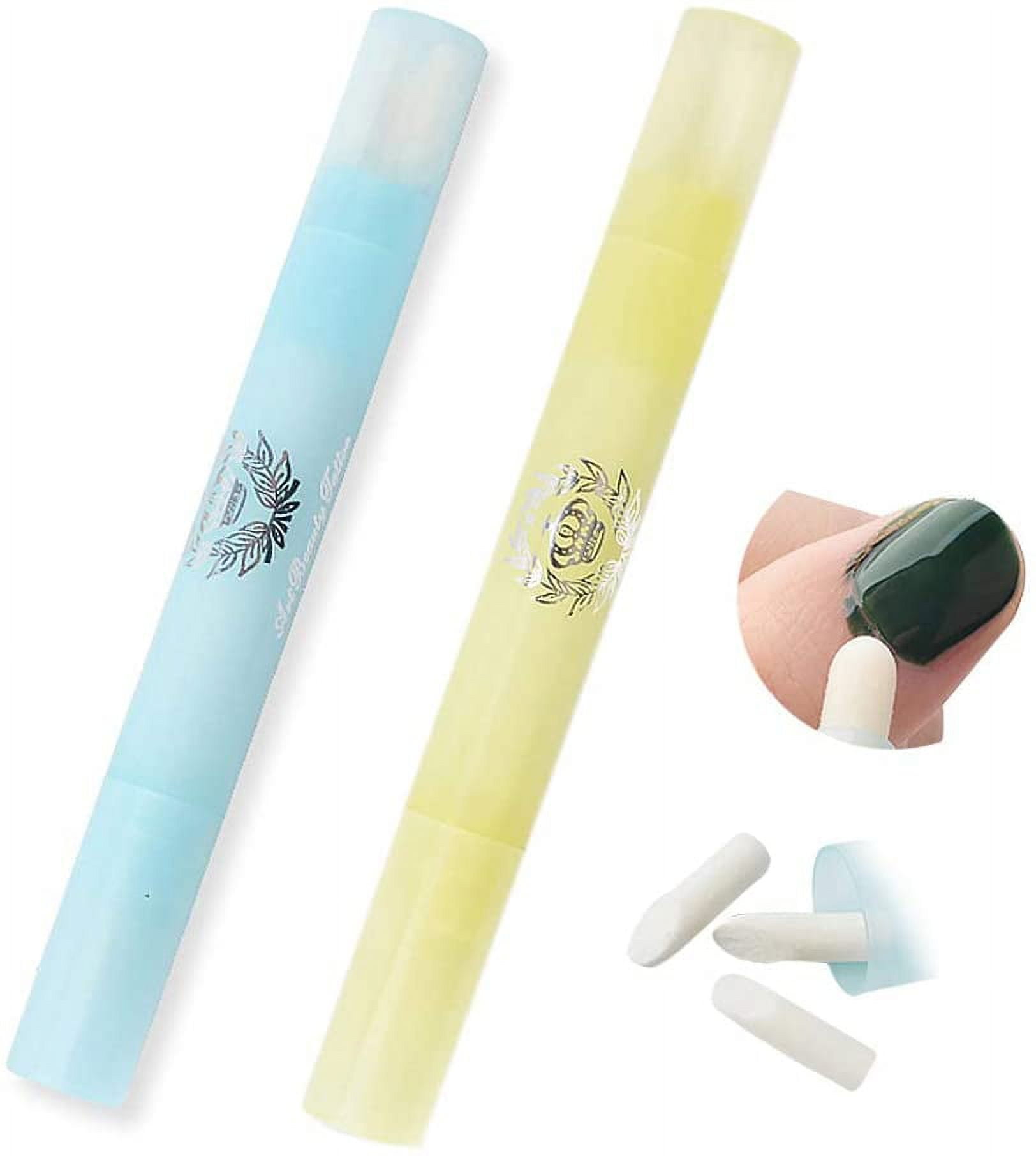 2 Pcs Nail Art Polish Varnish Remover Corrector Pen Correction with 6 ...