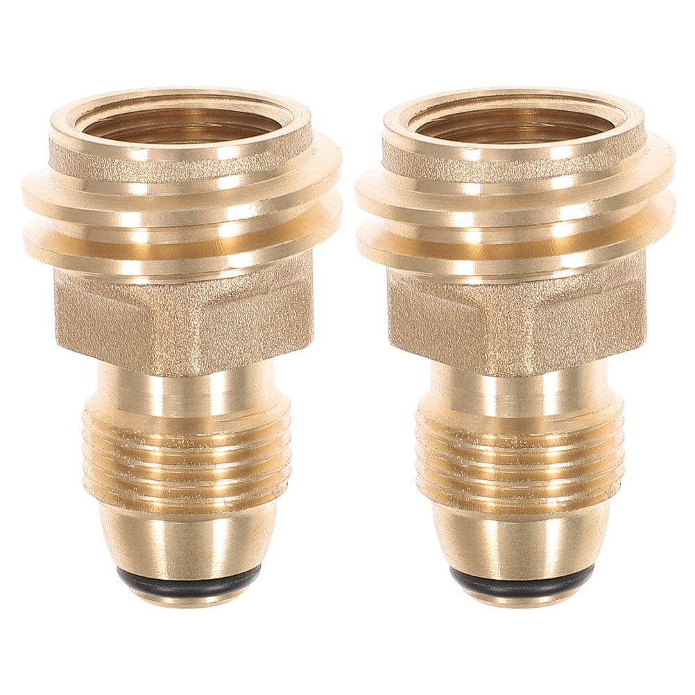 2 Pcs Natural Gas Conversion Kit for Grill Propane Connector Golden ...