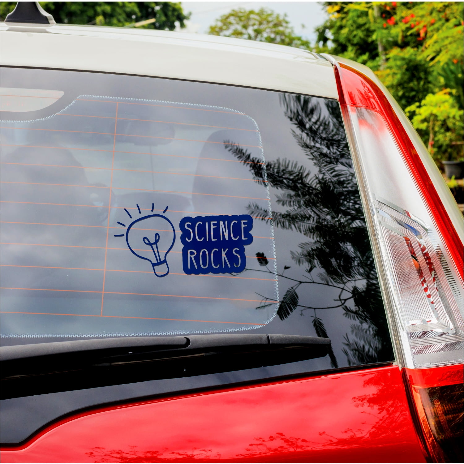 (2 Pcs, Navy Blue, 10.5'' X 5.6'') Transparent Adhesive Decal Sticker ...