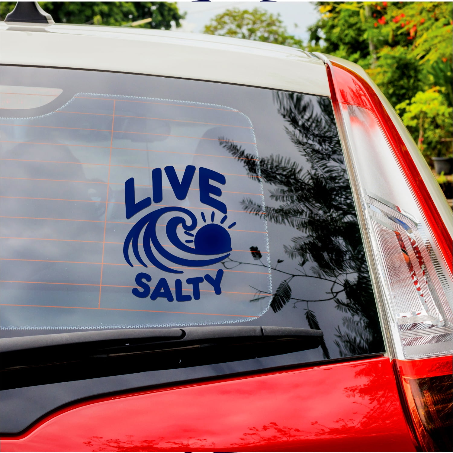 (2 Pcs, Navy Blue, 2.8'' X 3.3'') Transparent Adhesive Decal Sticker Of ...