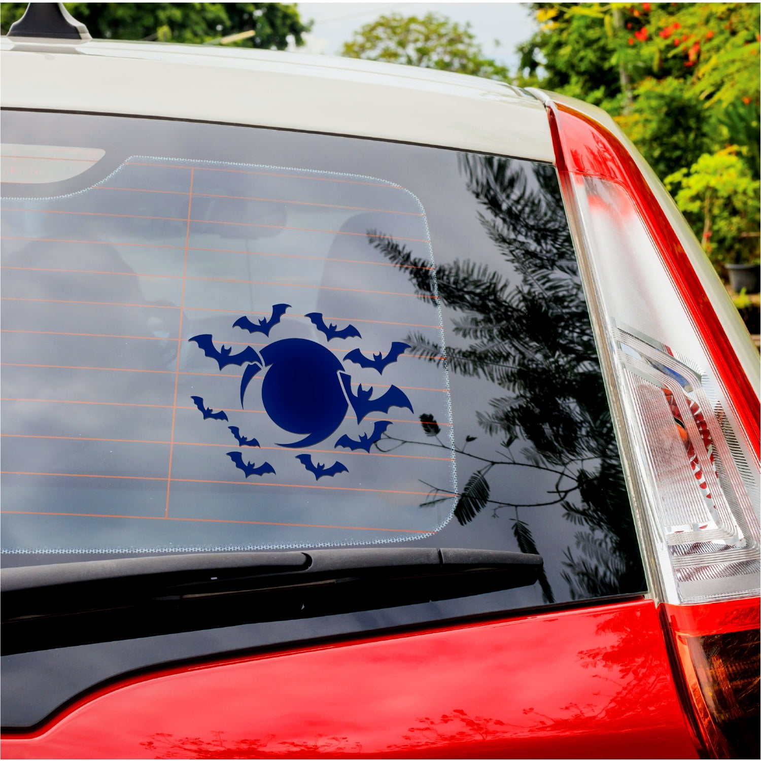 (2 Pcs, Navy Blue, 6.2'' X 4.8'') Transparent Adhesive Decal Sticker Of ...