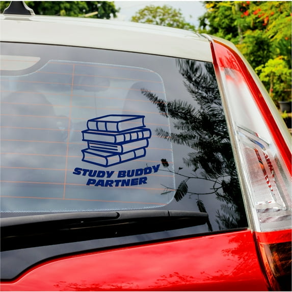 (2 Pcs, Navy Blue, 8.5'' X 7'') Transparent Adhesive Decal Sticker Of ...