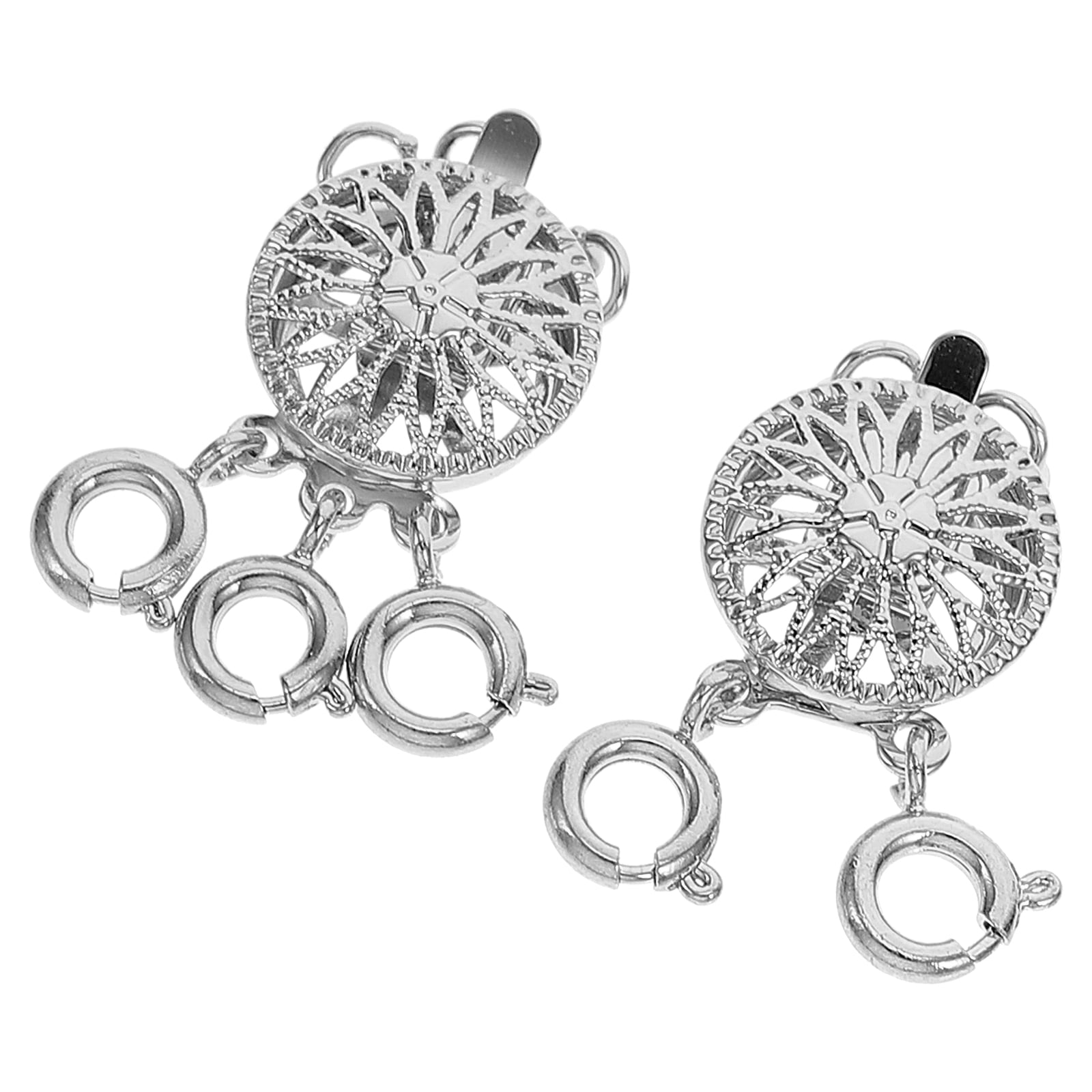 2 Pcs Necklace Detangler Separator for Layered Necklaces Jewelry Clasp ...