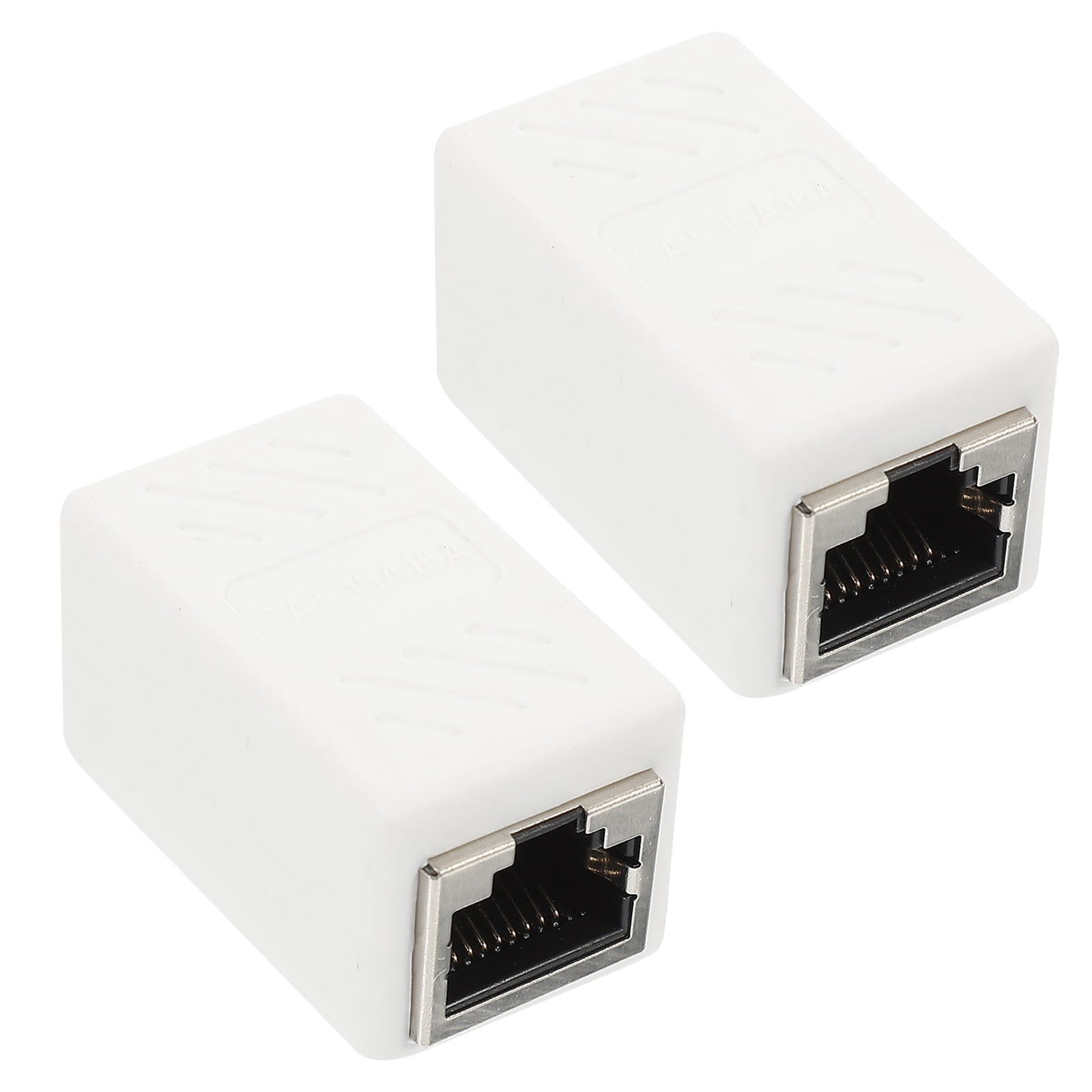 2 Pcs Network Cable Connector Ethernet Adapter Coupler Female Streaming ...