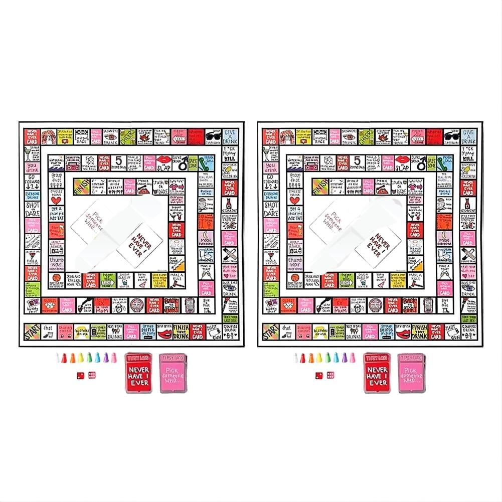 2 Pcs Newest Drinking Board Game 2024, Drinking Games for Adults, Silly ...