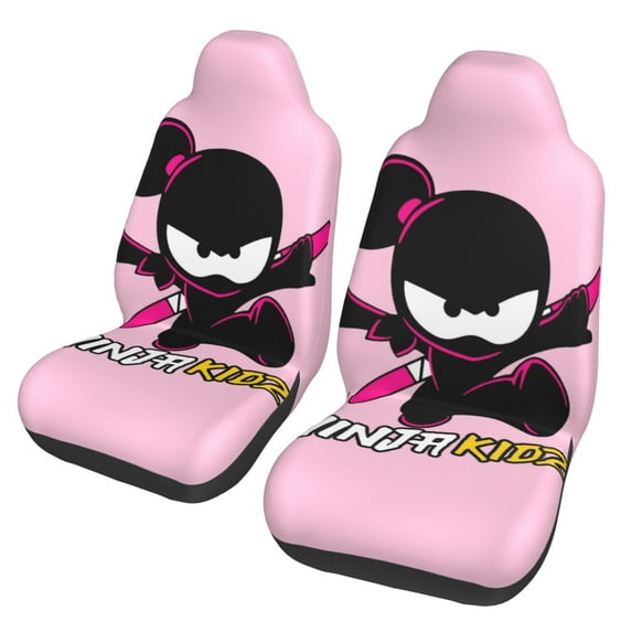 2 Pcs Nin-J Ki Car Seat Covers Cartoon Car Interior Seat Accessories ...
