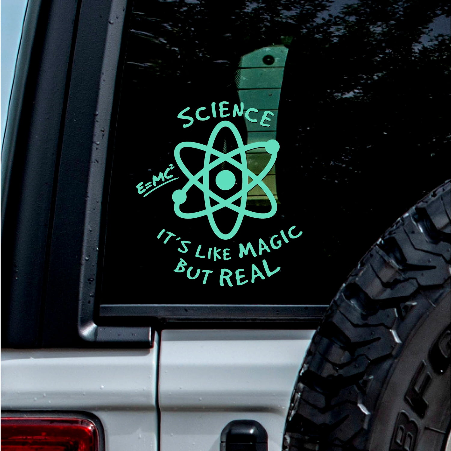 2 Pcs - No Background - Waterproof Car Sticker Decal of Science funny ...