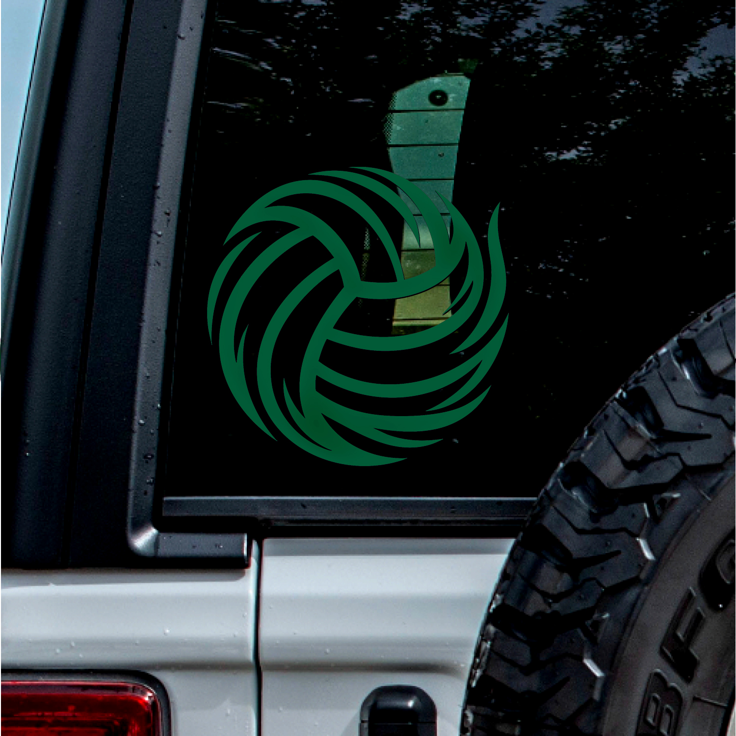 2 Pcs - No Background - Waterproof Car Sticker Decal of Volleyball Ball ...