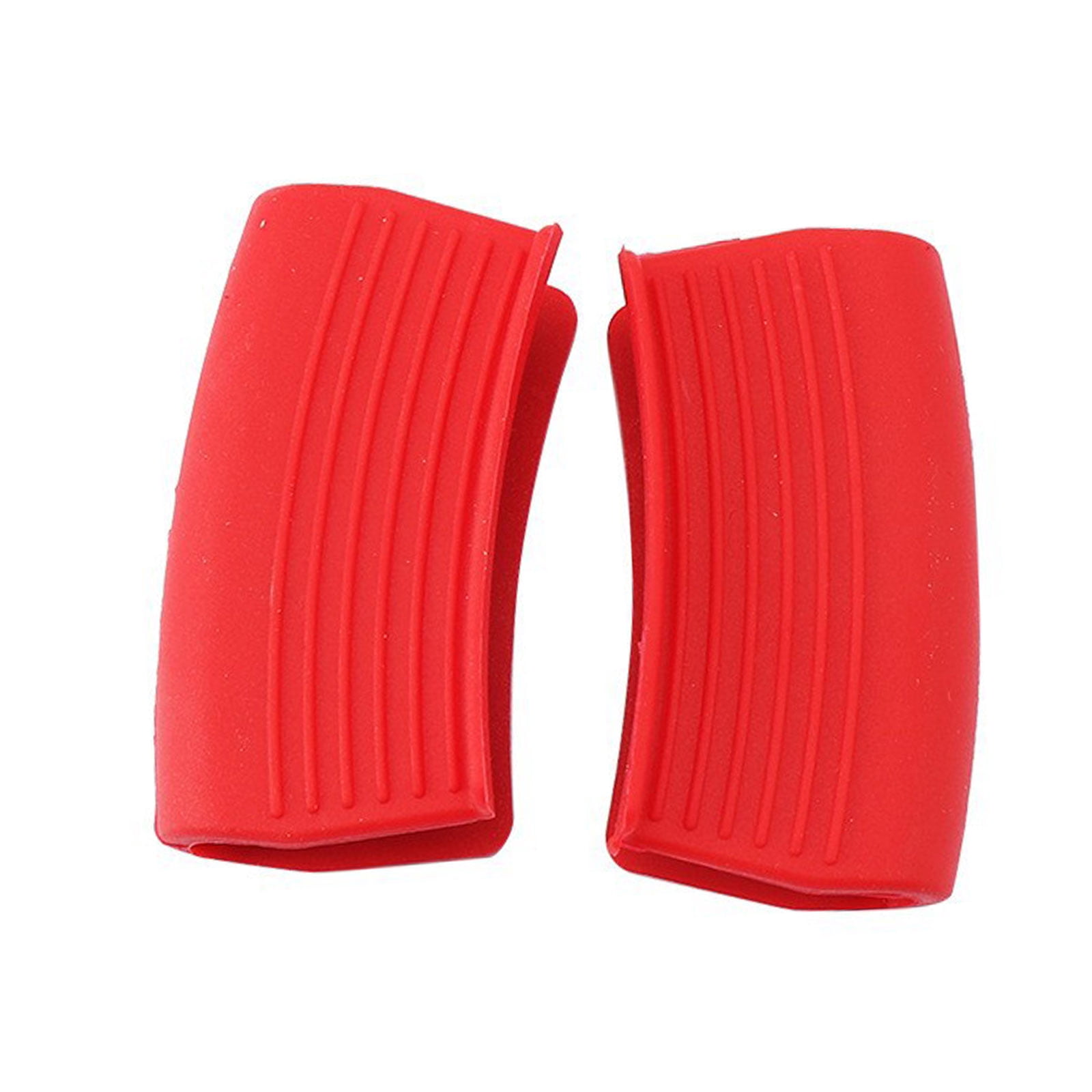 2 Pcs Non-Slip Pot Holder Sleeve Heat Resistant Insulated Grip Silicone ...