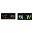 2 Pcs Non Slip Squat Mat with Foot Position 31.5 x 13.8 Inch, Pro Grade ...