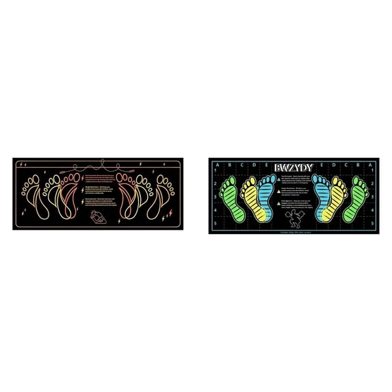 2 Pcs Non Slip Squat Mat with Foot Position 31.5 x 13.8 Inch, Pro Grade ...