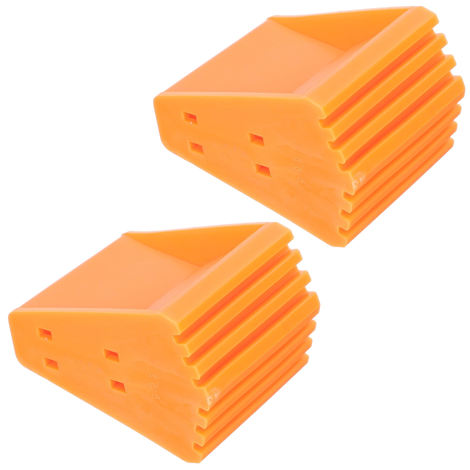 2 Pack Tool Non-slip Mat Ladder Feet Safety 9.30X6.40X6.30CM Orange ...
