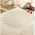 2 Pcs Nordic Style Spider Web Design Round Placemats | Waterproof & Oil ...