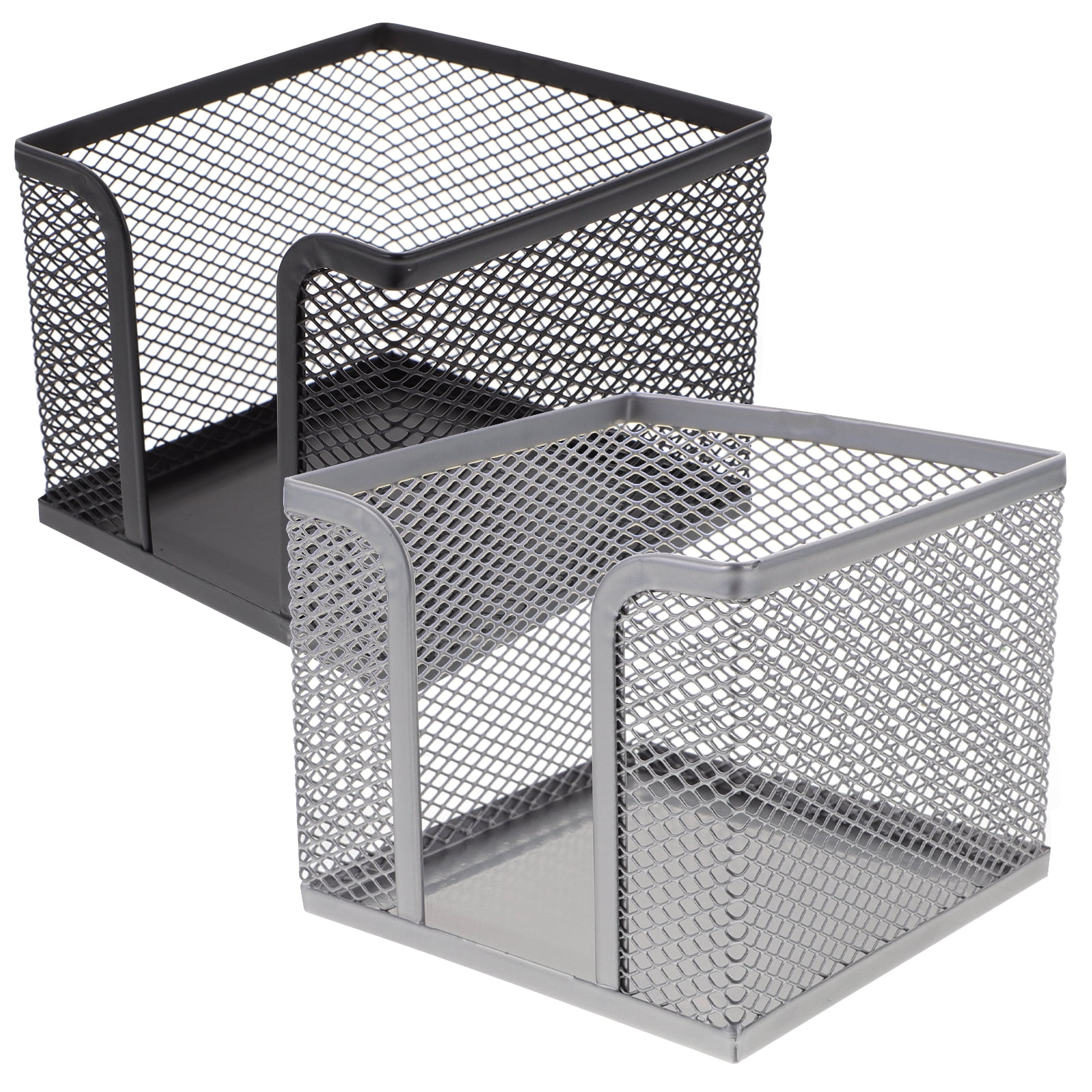 MLINS 2pcs Mesh Memo Holders Note Paper Holders Desktop Paper Organizer ...