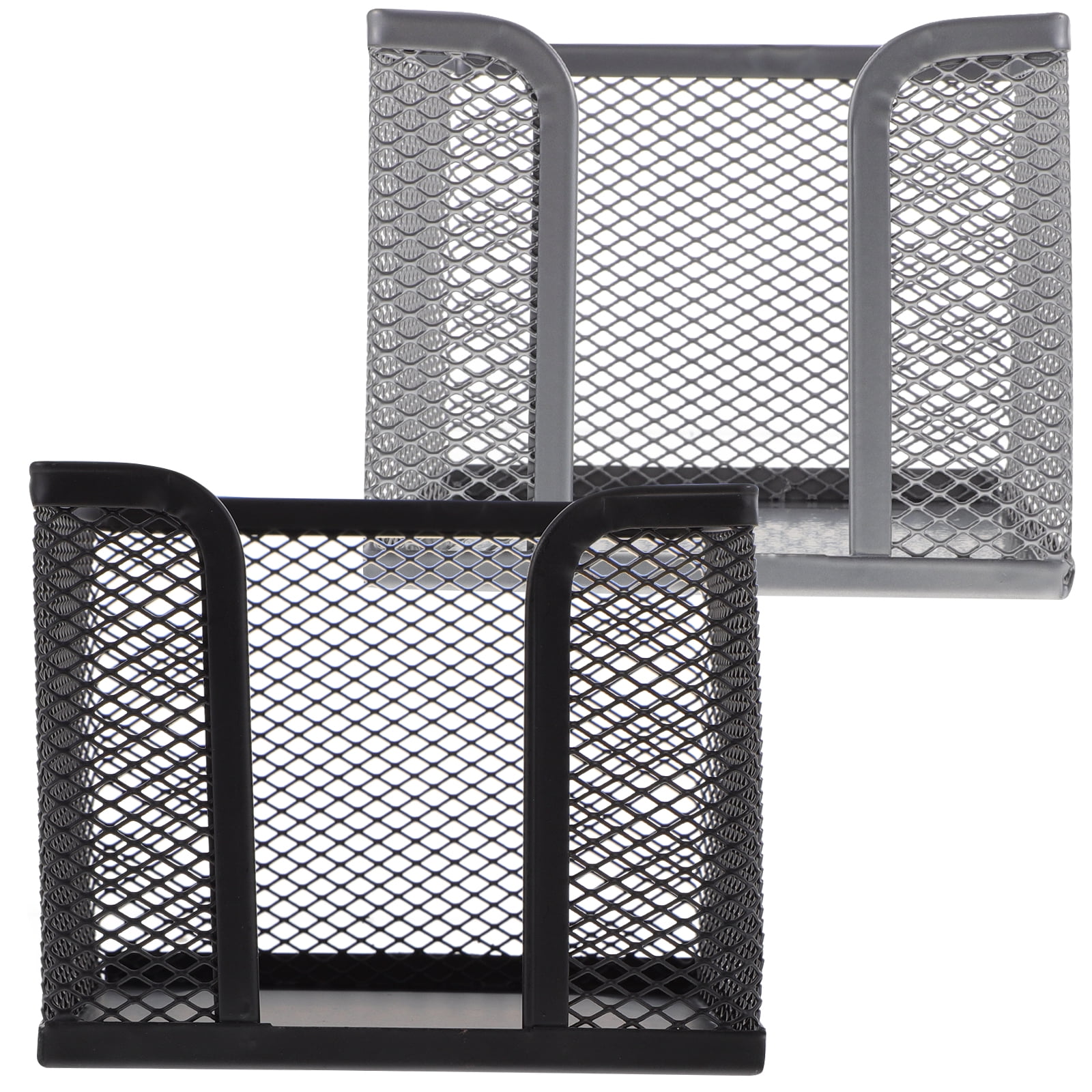 2 Pcs Note Box Memo Pad Containers Office Supllies Bedroom Organizing ...