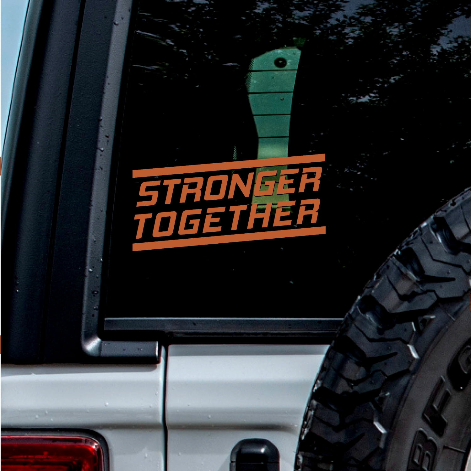 (2 Pcs, Nut Brown, 10.5'' X 5.3'') Transparent Adhesive Decal Sticker ...