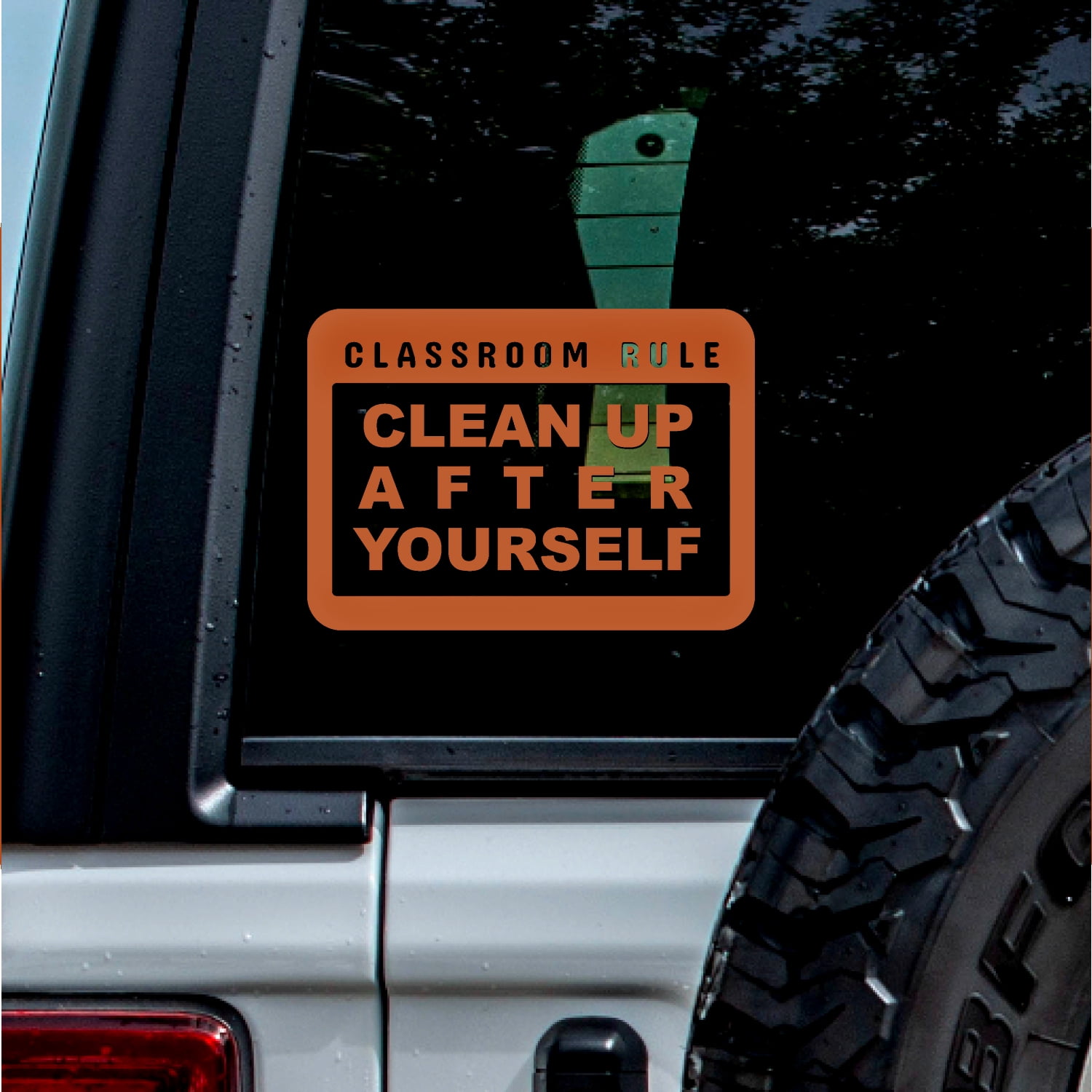 (2 Pcs, Nut Brown, 11.2'' X 8'') Transparent Adhesive Decal Sticker Of ...