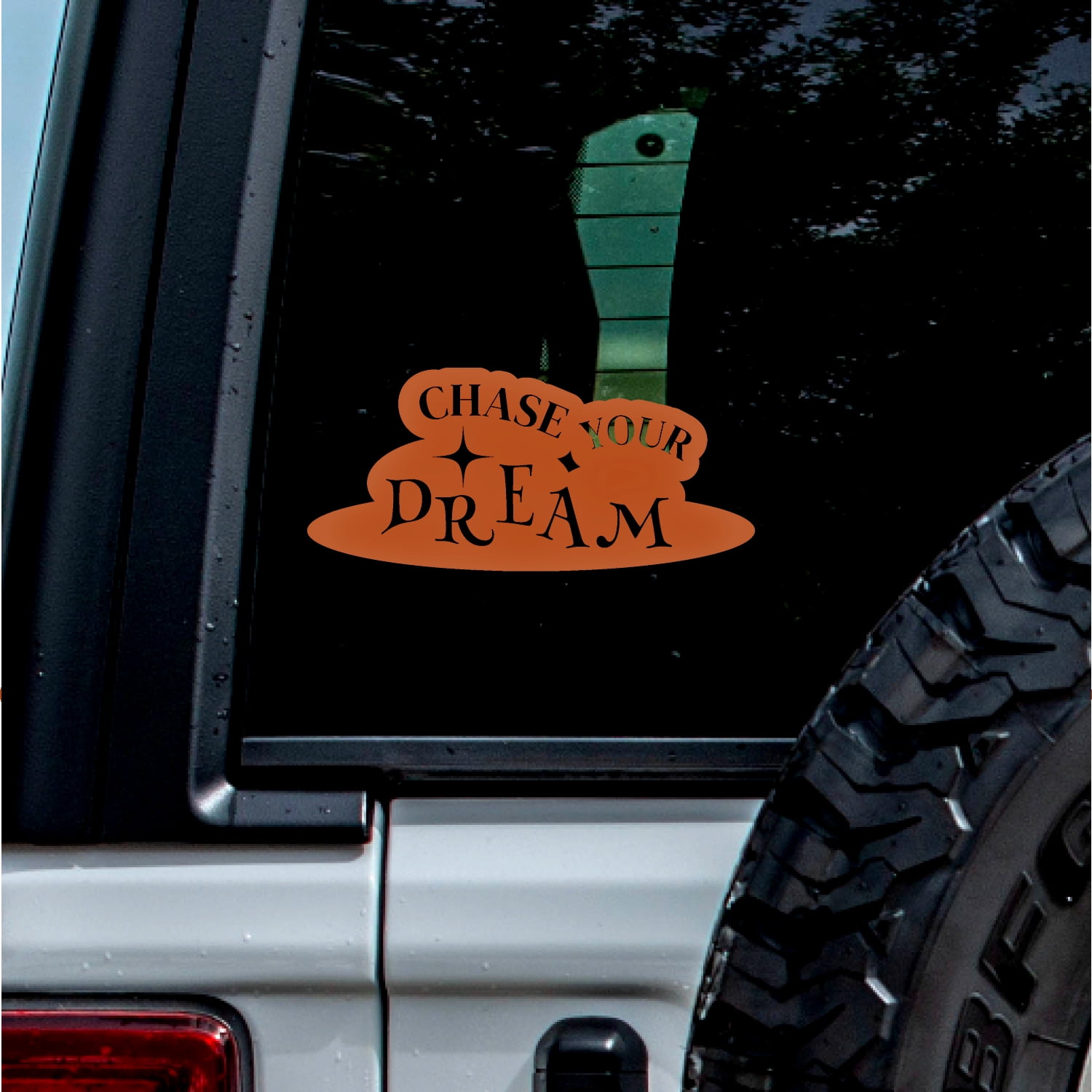 (2 Pcs, Nut Brown, 2.8'' X 1.3'') Transparent Adhesive Decal Sticker Of ...
