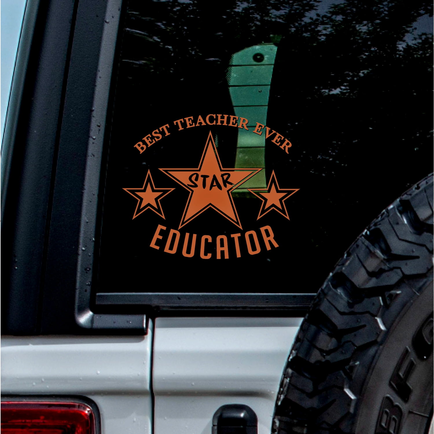 (2 Pcs, Nut Brown, 5.9'' X 4.8'') Transparent Adhesive Decal Sticker Of ...