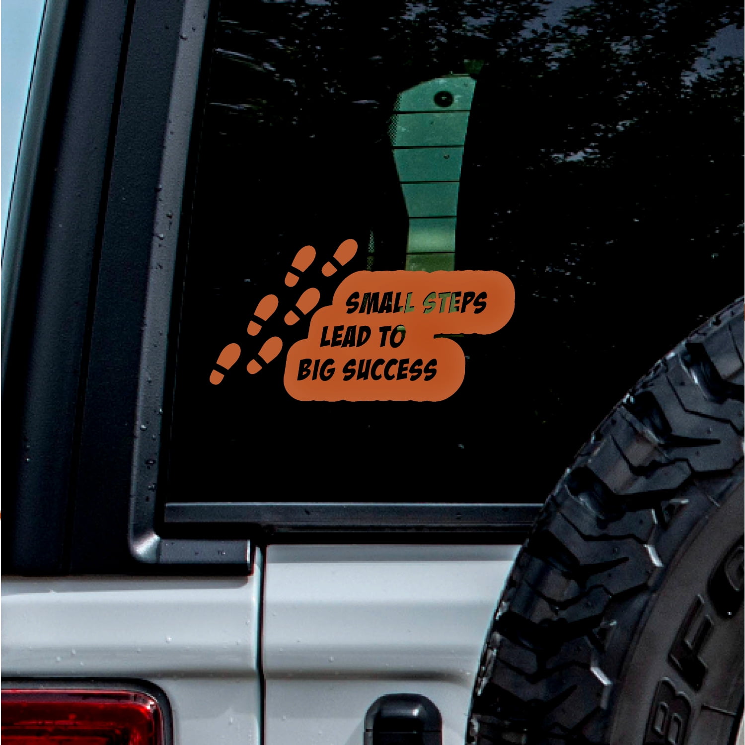 (2 Pcs, Nut Brown, 6.8'' X 3.6'') Transparent Adhesive Decal Sticker Of ...