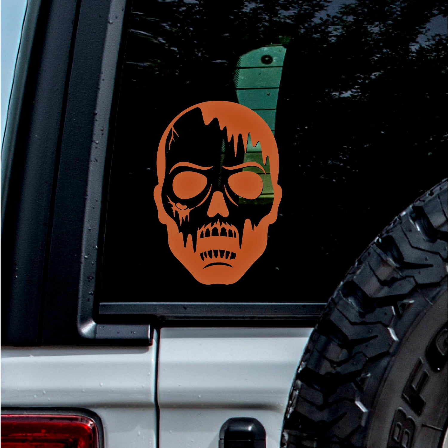 (2 Pcs, Nut Brown, 7'' X 10'') Transparent Adhesive Decal Sticker Of ...