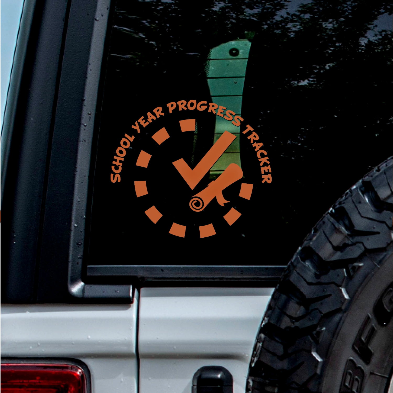 (2 Pcs, Nut Brown, 9.4'' X 8'') Transparent Adhesive Decal Sticker Of ...