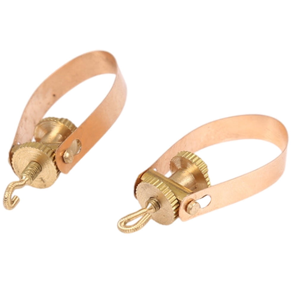 2pcs Golden Copper Erhu Fine Tuners String Adjusters for Erhu Setup ...