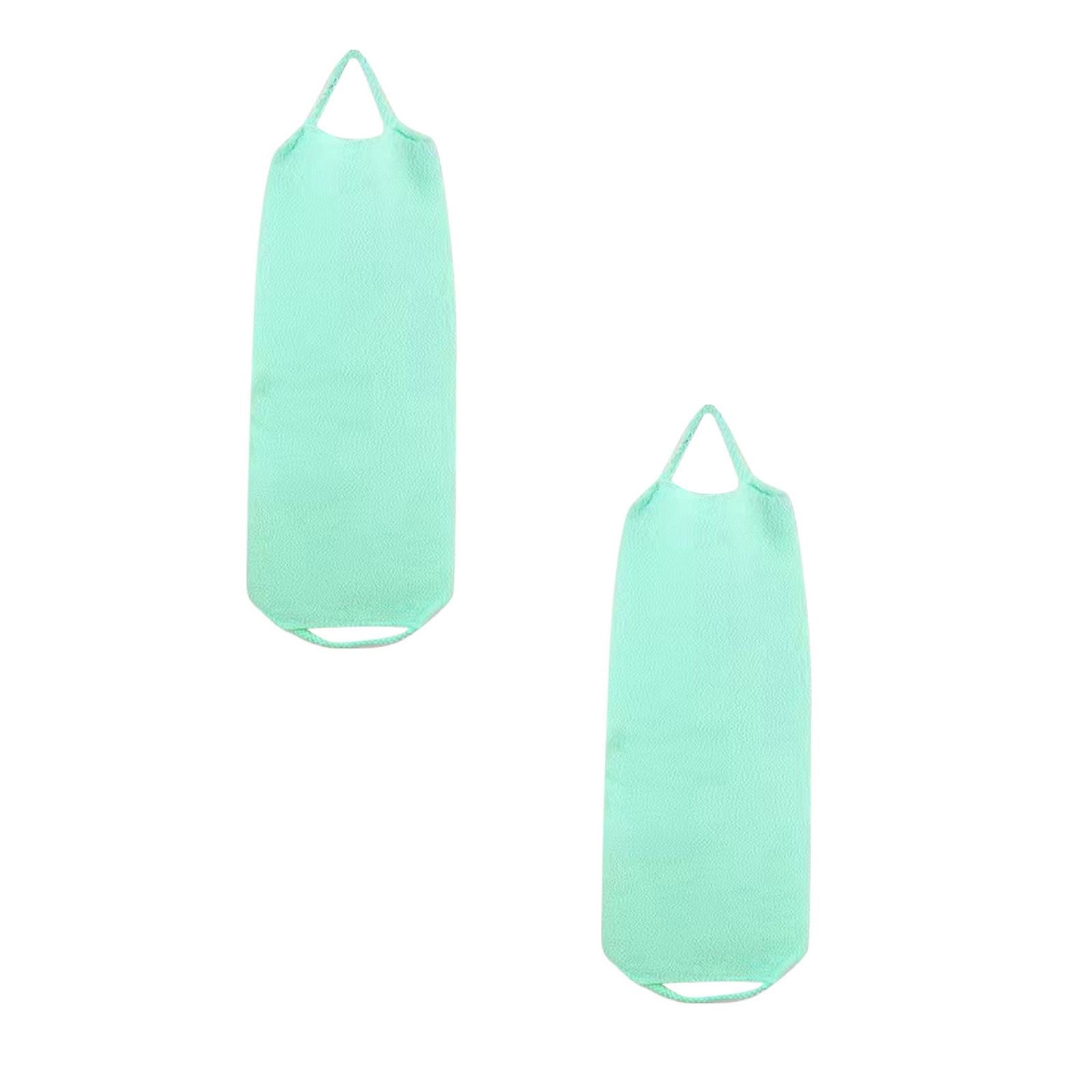 2 Pcs Nylon Drawstring Bath Brush, Back Scrubber with Stretchable Pull ...