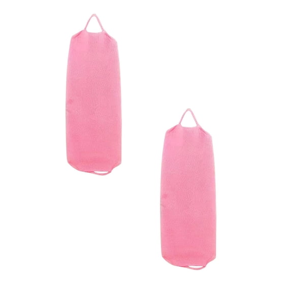 2 Pcs Nylon Drawstring Bath Brush, Back Scrubber with Stretchable Pull ...