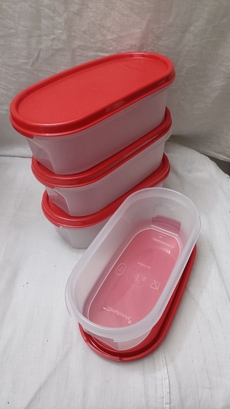 Tupperware 2 Pcs Of Modular Mates OVAL Dry Storage 500 Ml Capacity ...