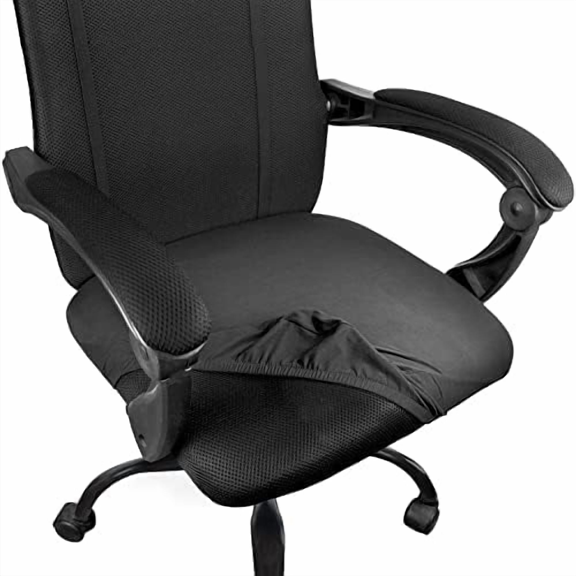 2 Pcs Office Computer Chair Seat Covers, Removable Washable Anti-dust ...