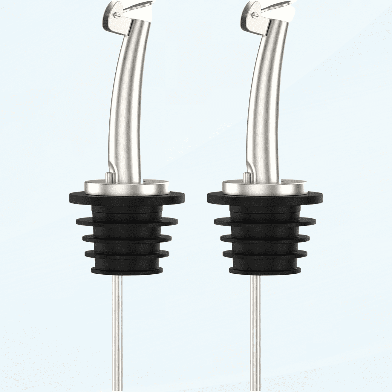 2 Pcs Oil Spout Liquor Pourers Bottle Spout Speed Pourer Olive Oil and ...